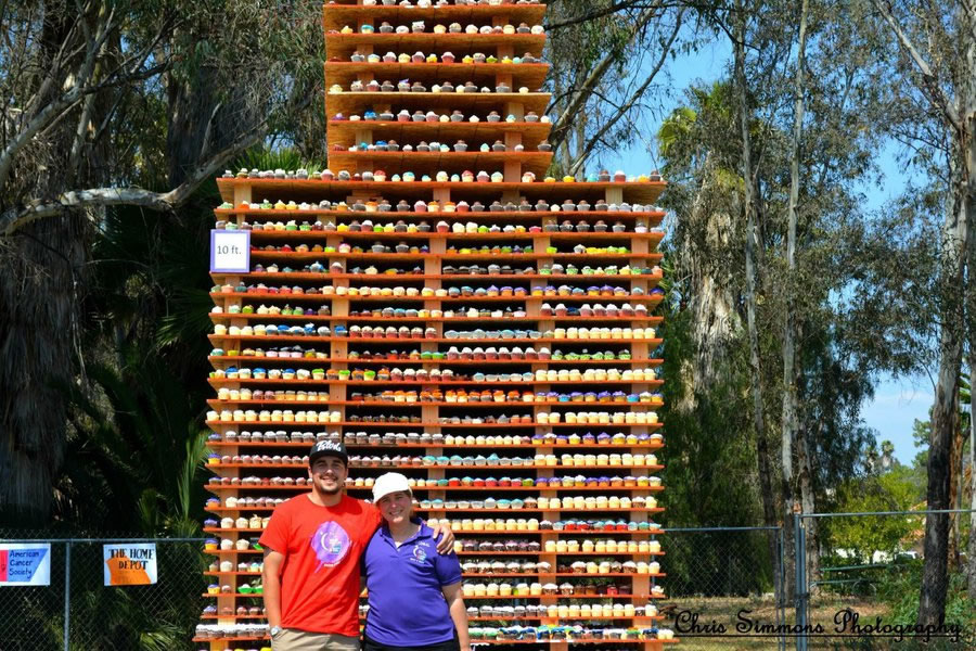 Largest Cupcake Tower Escondido Breaks Guinness World Records Record Largest Cupcake Tower Escondido Breaks Guinness World Records Record
